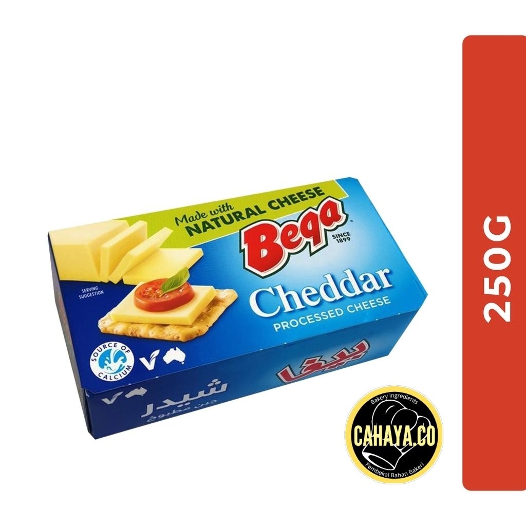 BEGA CHEDDAR CHEESE PROCESSED BLOCK/KEJU CHEDDAR 250G | Shopee Malaysia