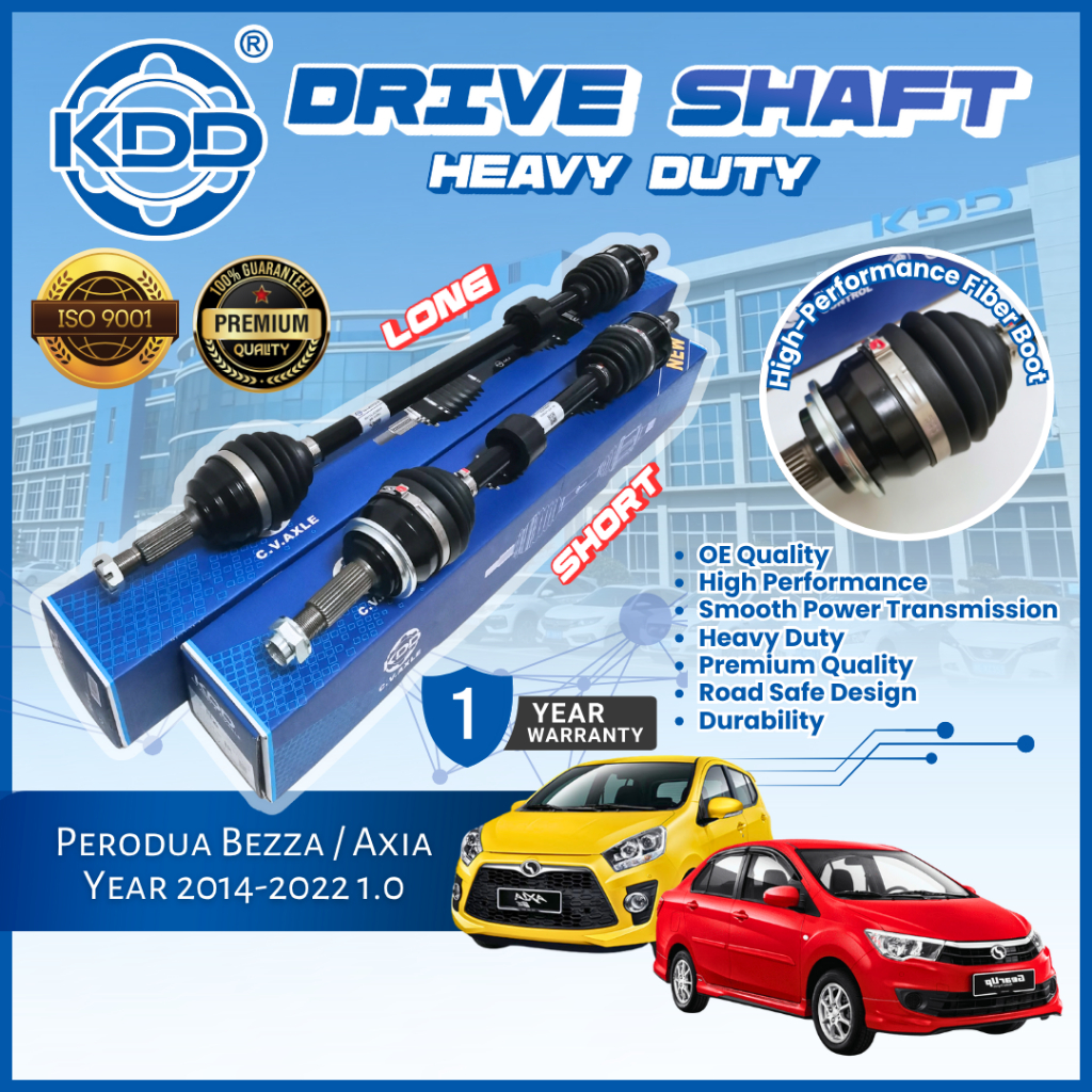 PERODUA BEZZA 1.0 & AXIA 1.0 AT/MT- KDD Premium Heavy Duty Drive Shaft ...