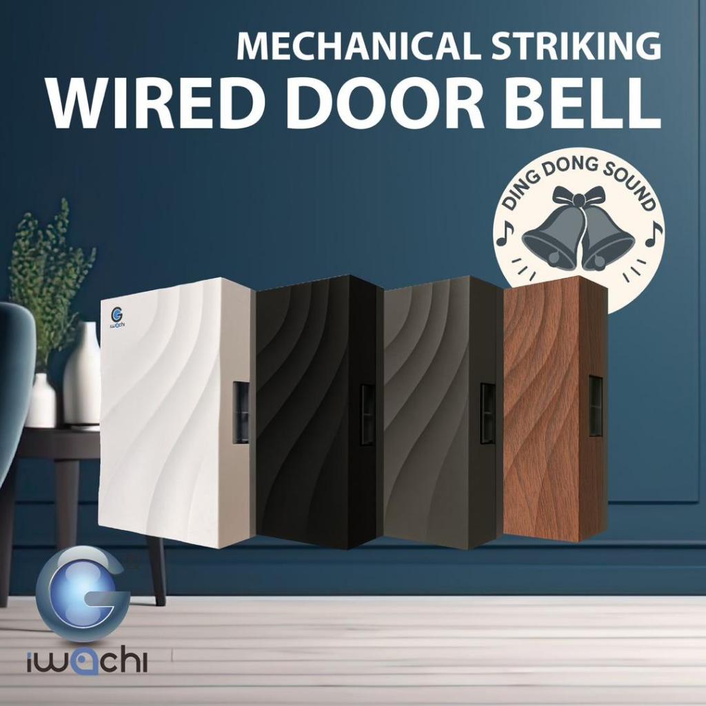 Wired Door Bell Home Doorbell Loceng Rumah Ding Dong Sound 240V ...
