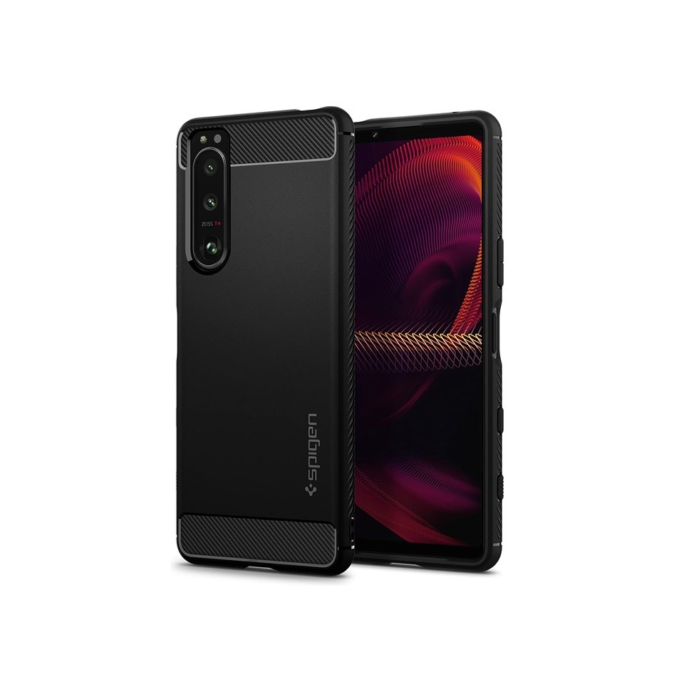 Spigen Sony Xperia 5 III Rugged Armor Case Matte Black*3128* | Shopee ...