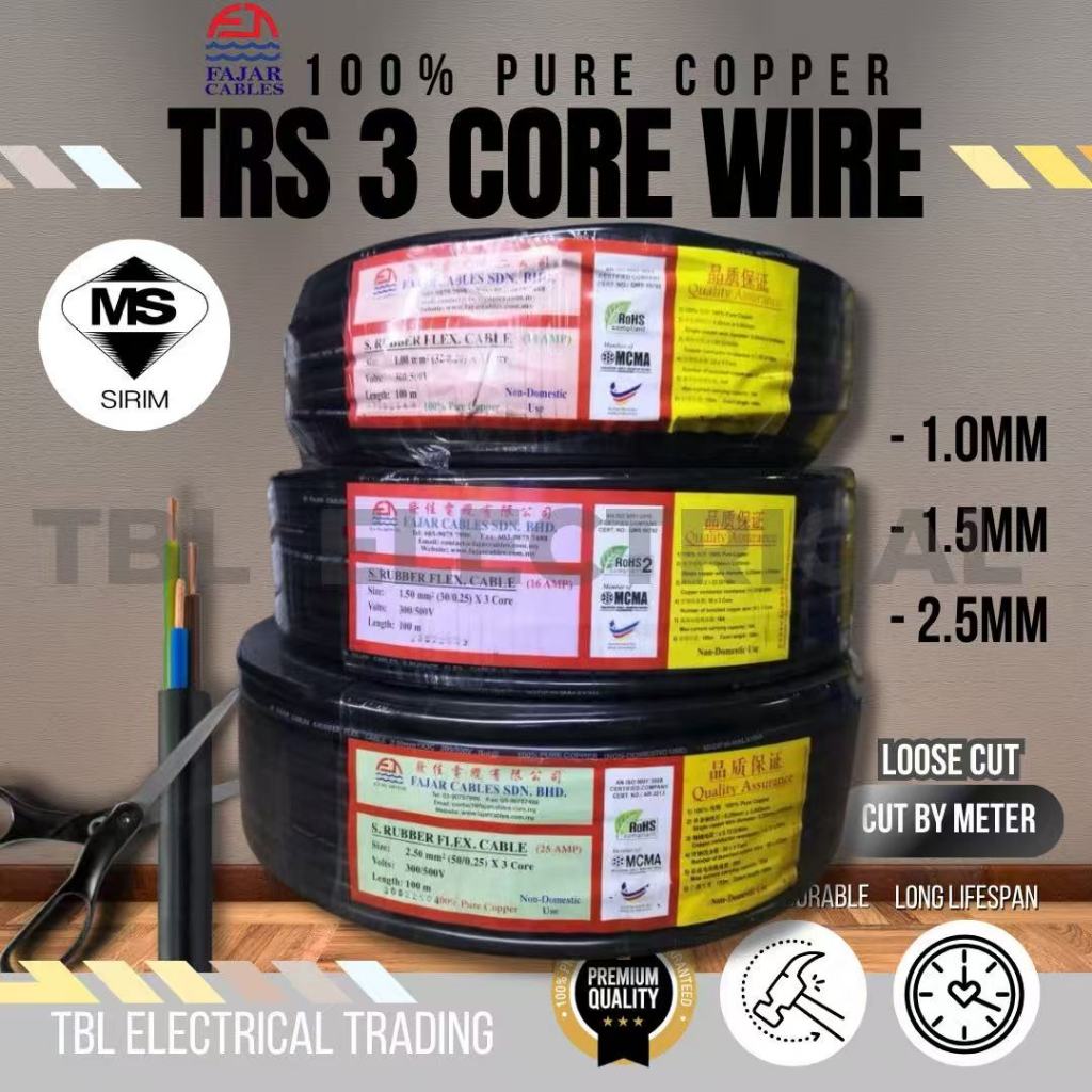 Buy cable 3 core Online With Best Price, May 2026 | Shopee Malaysia