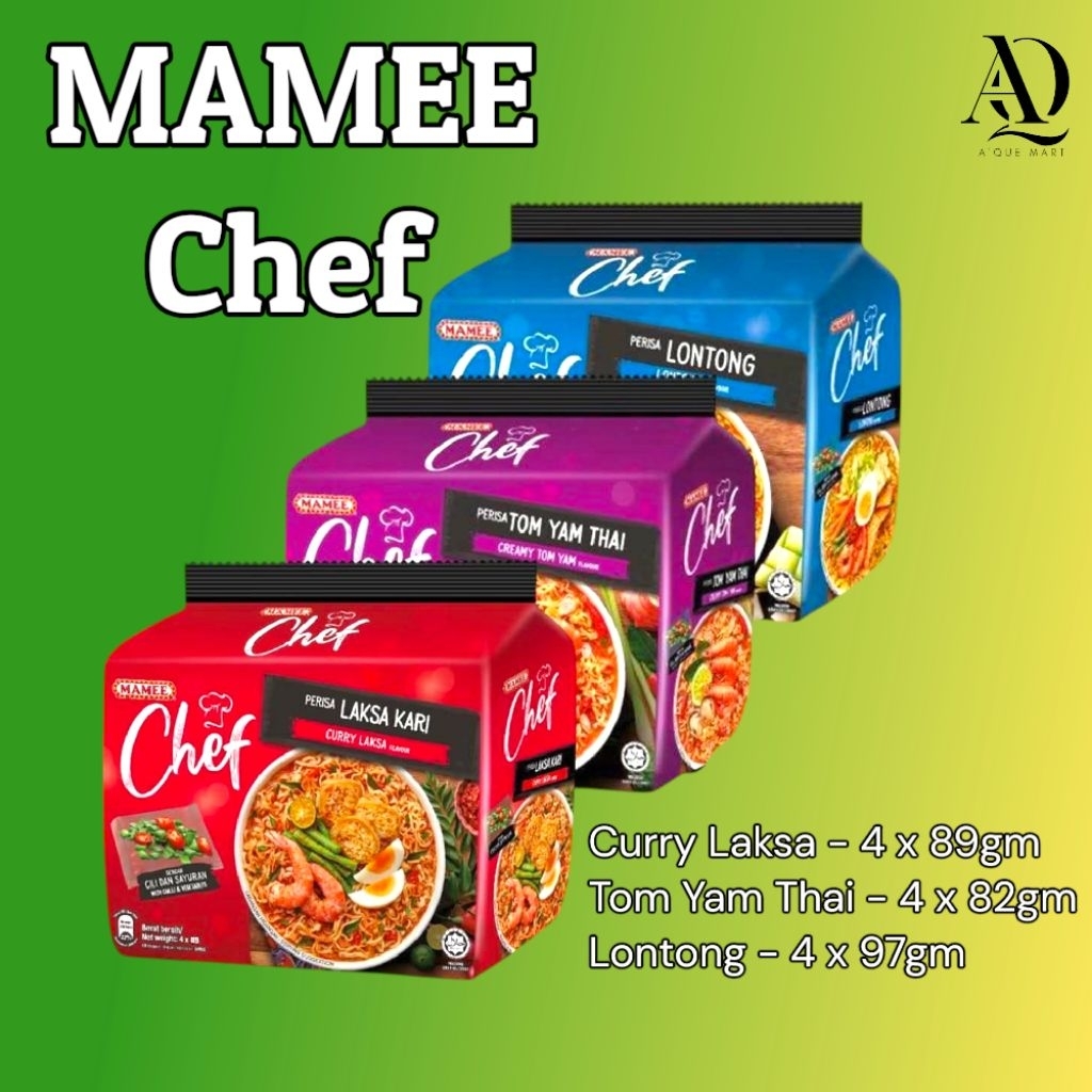 MAMEE CHEF Maggi Laksa Kari / Tom Yam Thai / Lontong Instant 4pcs/pack | Shopee Malaysia