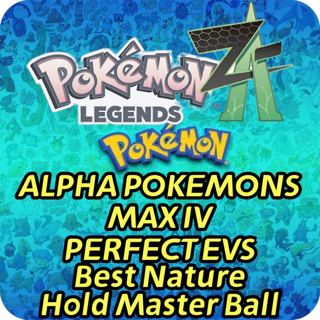 NS Switch Pokemon Legend Z-A Customize Pokemon Shiny Alpha Mega Pokemon ...