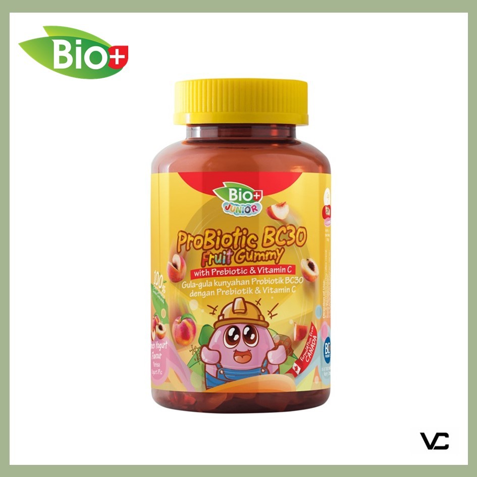 [EXP: JUN 2027] BIOPLUS PROBIOTIC BC30 FRUIT GUMMY with Prebiotic ...
