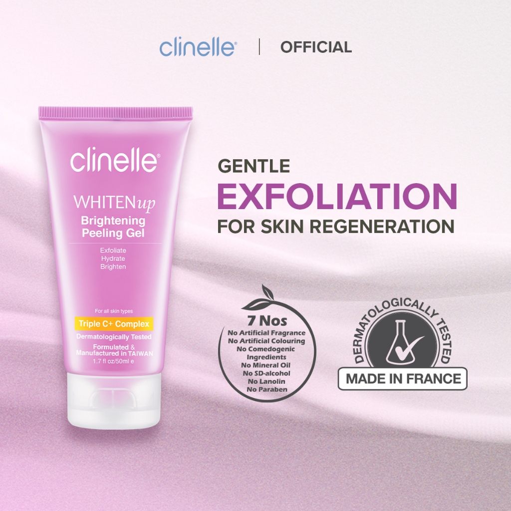 Clinelle WhitenUp Brightening Peeling Gel 50ml (Exp: May 2026 ...