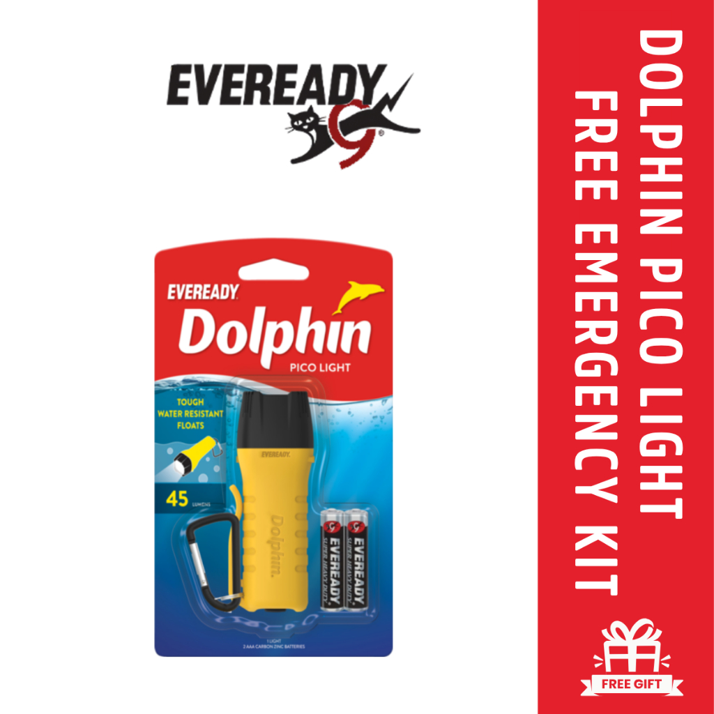 EVEREADY Dolphin Pico Light with FREE Emergency Kit | LED Torch + Car ...
