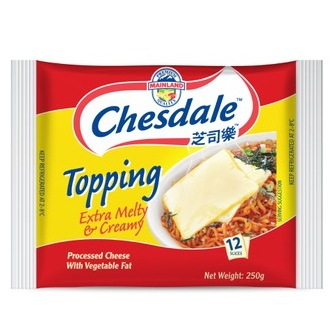 Chesdale Premium Topping Cheese, Rich in Calcium Extra Melty n Creamy ...
