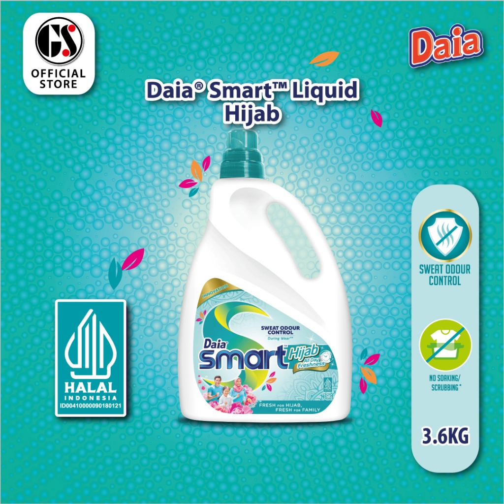 DAIA Smart Liquid Hijab 3.6kg | Shopee Malaysia
