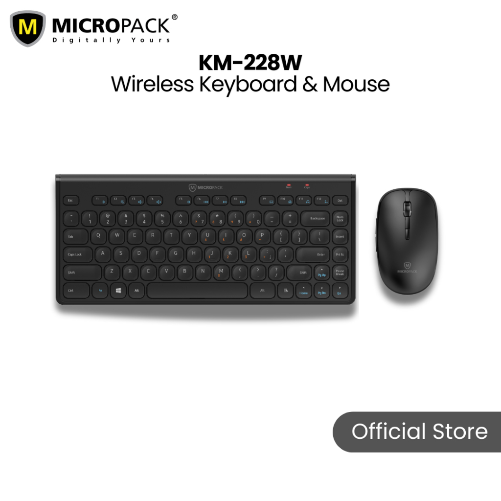 Micropack Wireless Keyboard & Mouse (KM-228W) | Shopee Malaysia