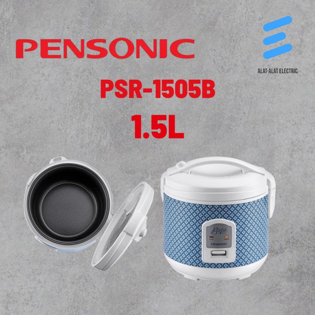 Pensonic Batik Series Rice Cooker (1.5L) PSR-1505B | Shopee Malaysia