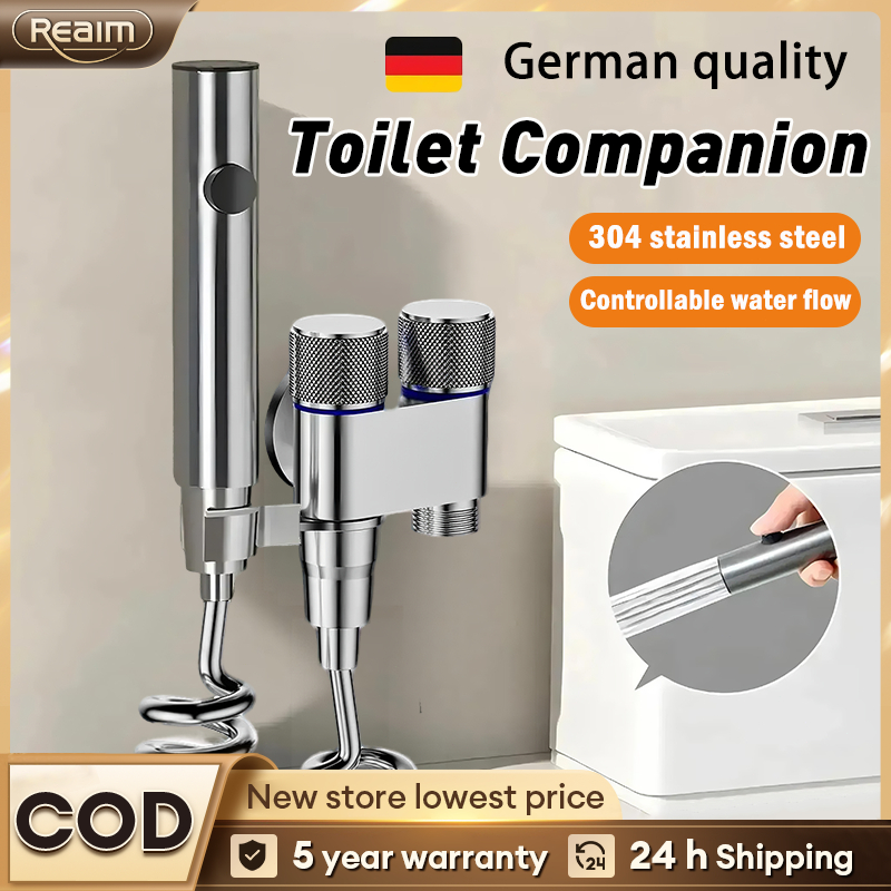 Bidet Spray Set High-Pressure Flushing Toilet Ceaning Shower Spray ...