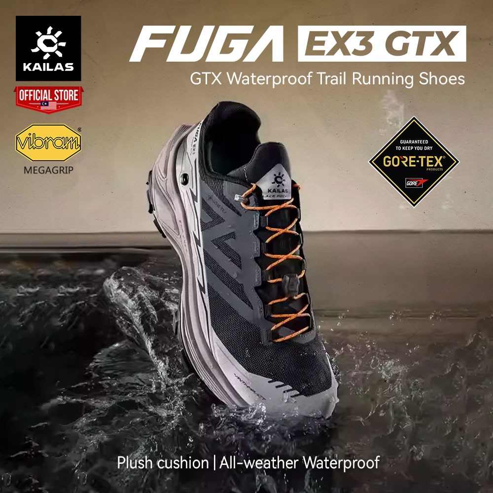Kailas Fuga EX 3 GTX Waterproof Trail Running Shoes GORE-TEX Vibram ...