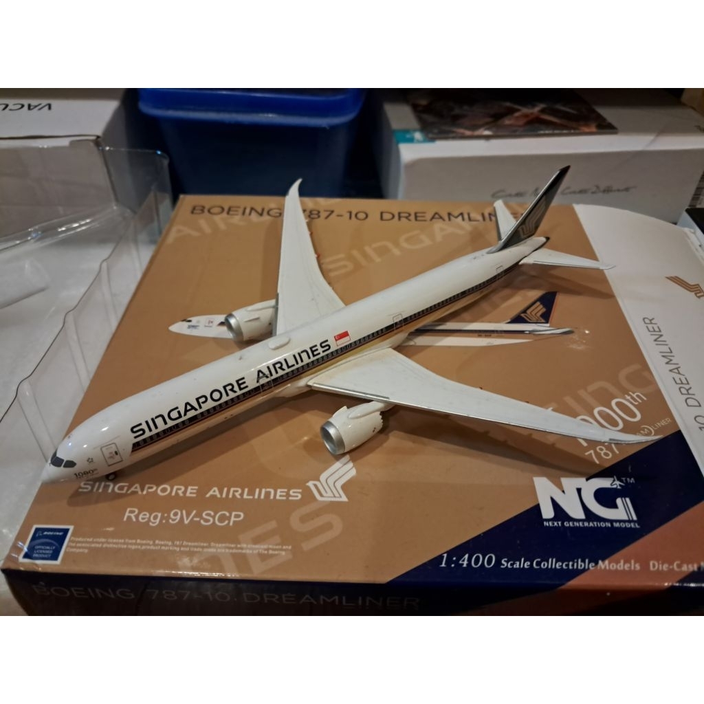 1/400 scale Singapore Airlines Boeing 787-10 9V-SCP aircraft model (NG ...