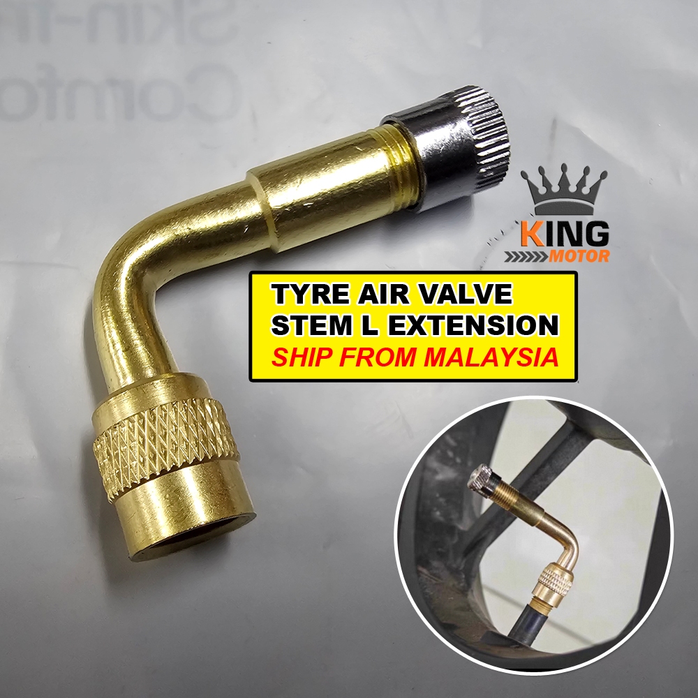 [UNIVERSAL] TYRE AIR VALVE STEM L EXTENSION TUBELESS | Shopee Malaysia