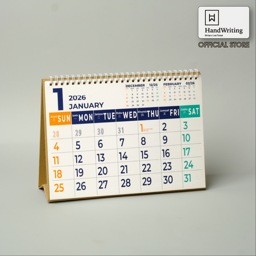 Handwriting 2026 Standing/Hanging Calendar Table Planner MSC-EX MHC-EX ...