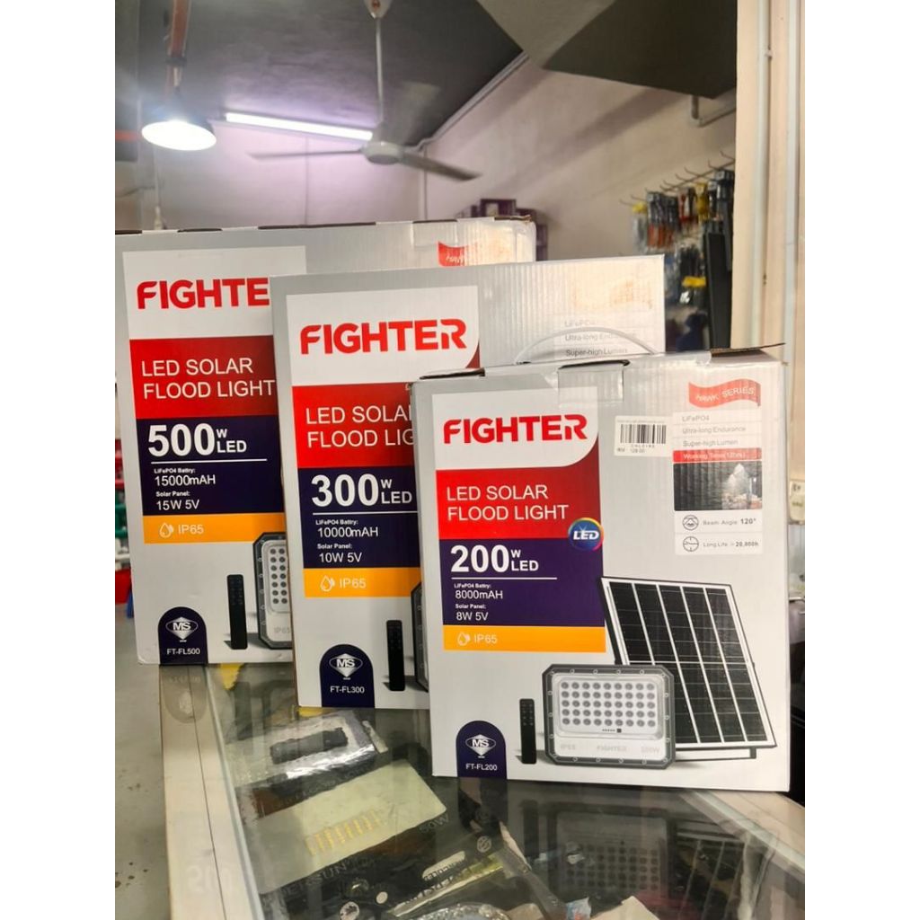 FIGHTER SOLAR LIGHT (LED) HAWK SERIES 200W | Shopee Malaysia