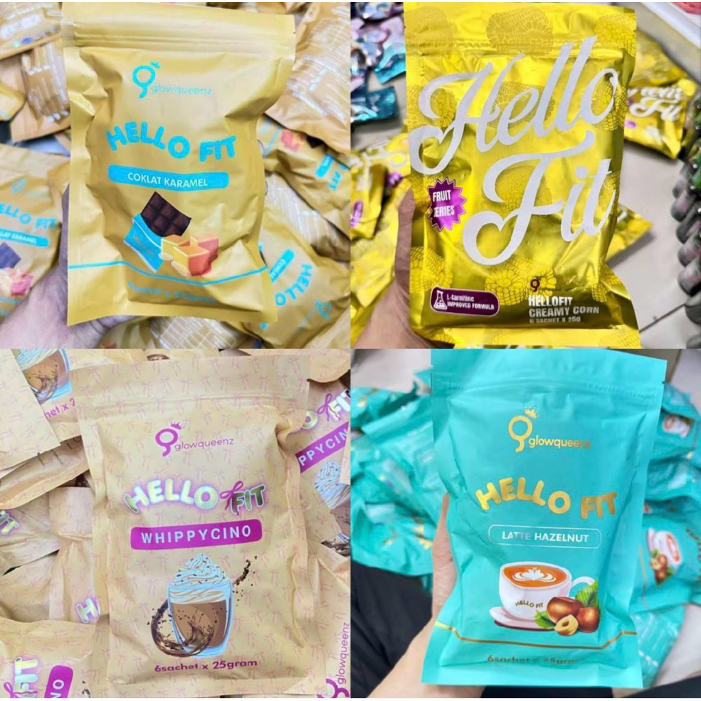 HELLO FIT DRINKS BY GLOWQUEENZ (6SACHET) | Shopee Malaysia