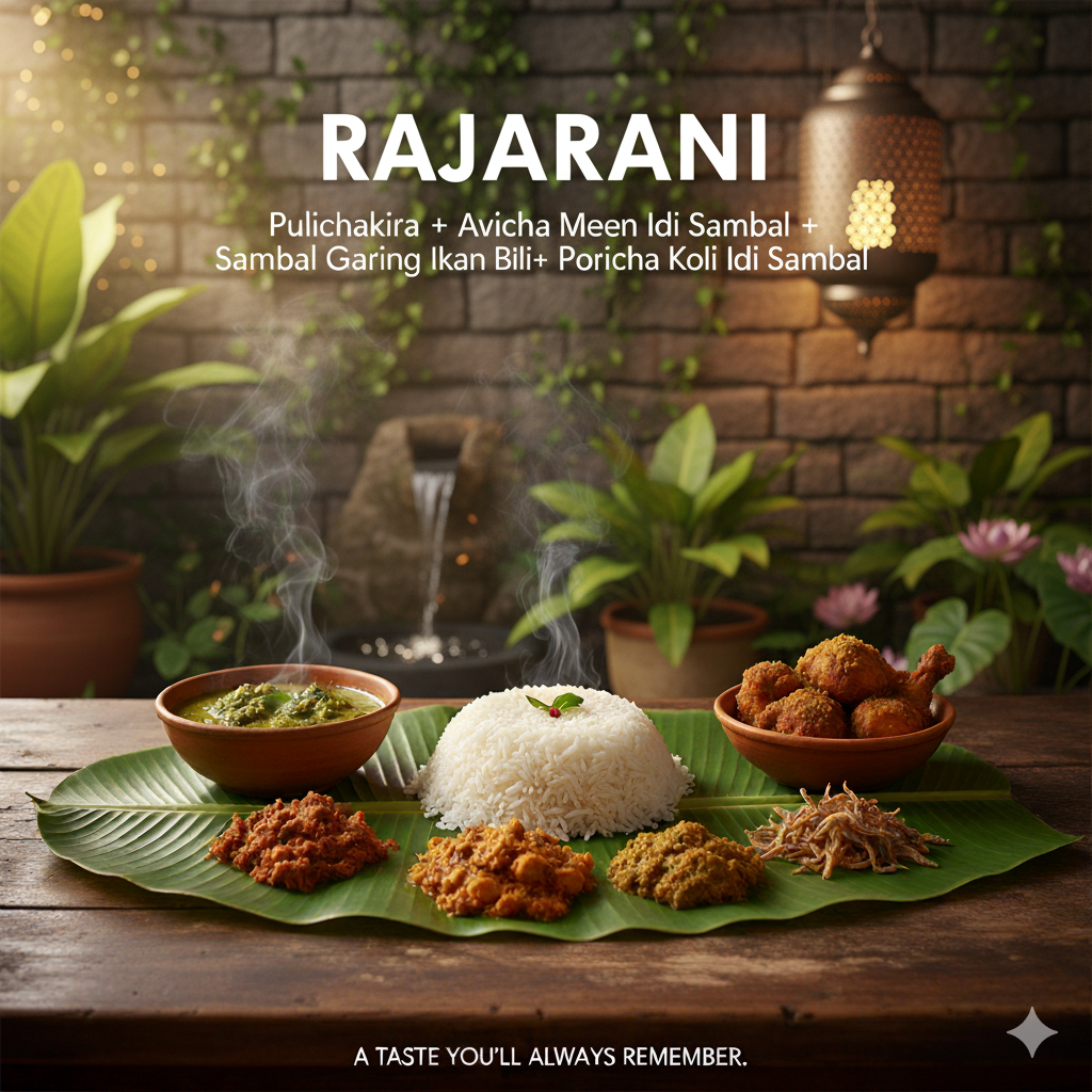 RAJA RANI,PULICHAKIRA,AVICHA MEEN IDI SAMBAL,SAMBAL GARING IKAN BILIS ...