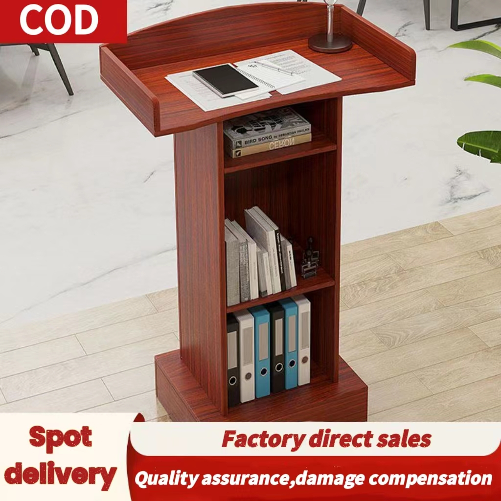 2025 New Speech Platform Rostrum Stand Podium Wooden Multi-functional ...