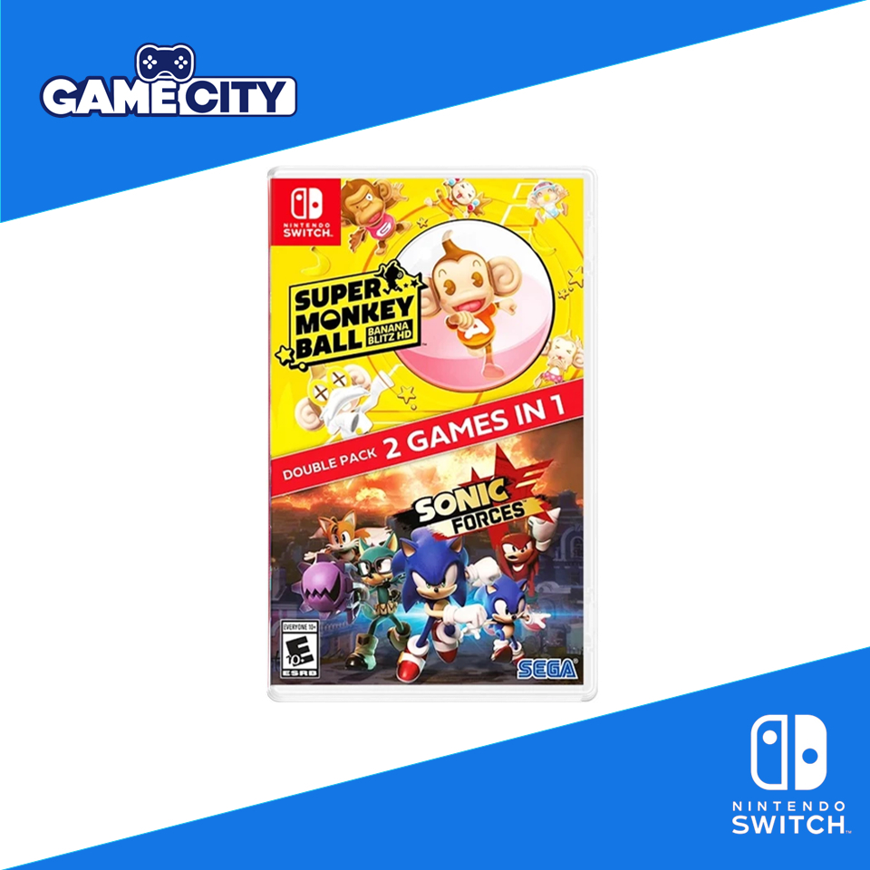 Nintendo Switch Sonic Forces + Super Monkey Ball Eng Version | Shopee ...