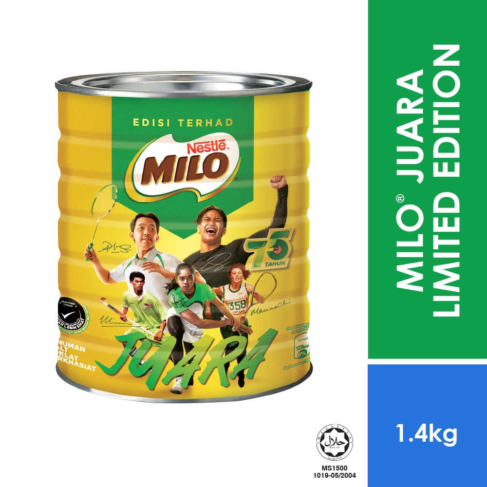 NESTLE Milo Activ-Go Tin Limited Edition Juara 1.4kg (Halal) | Shopee ...
