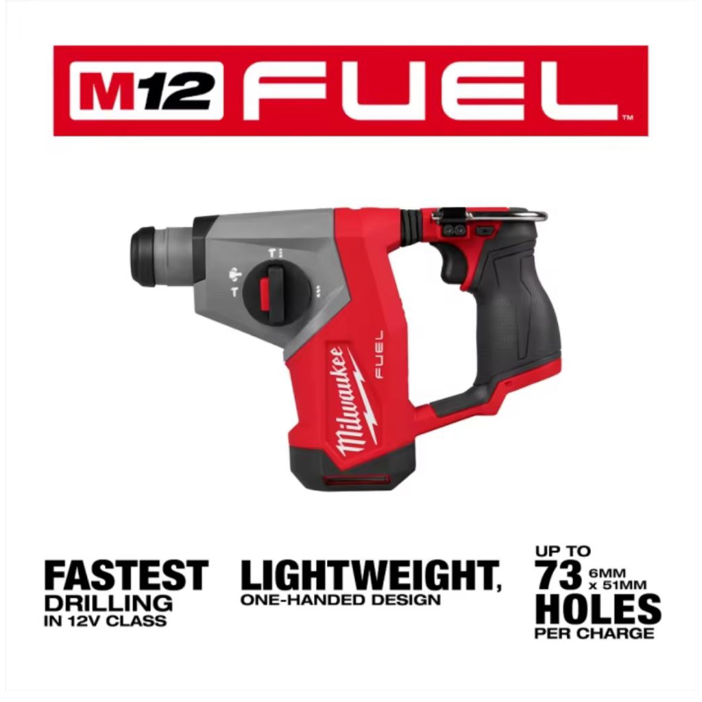 MILWAUKEE M12 FHAC16 COMPACT ROTARY HAMMER SDS-PLUS | Shopee Malaysia
