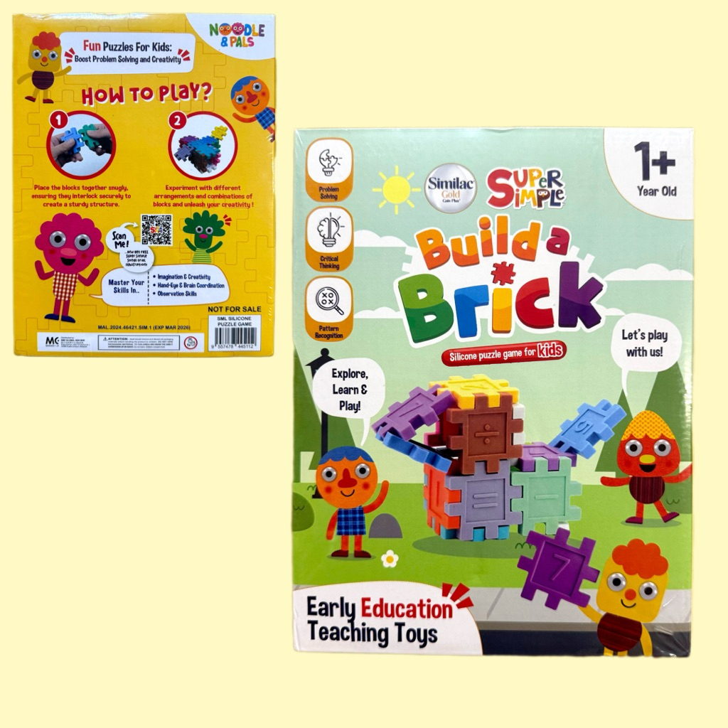 Supersimple x SimilacGold Silicone Puzzle Game | Shopee Malaysia