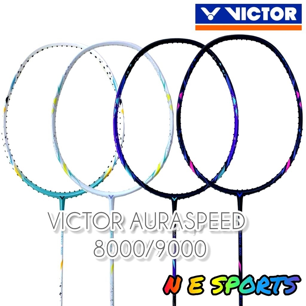VICTOR AURASPEED 8000/ AURASPEED 9000 BADMINTON RACKET | Shopee Malaysia