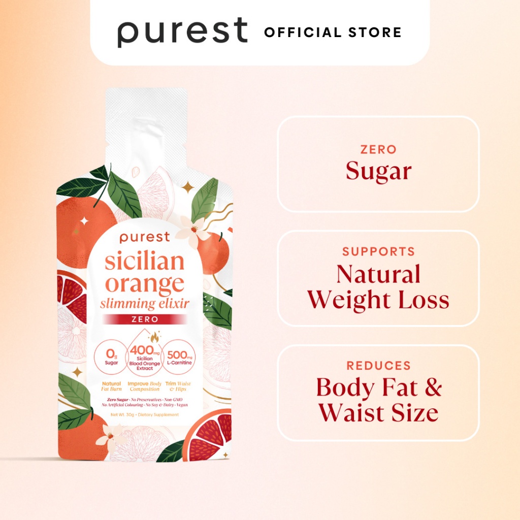 [NEW] The Purest Co Sicilian Orange Slimming Elixir Zero (Sugar-Free ...