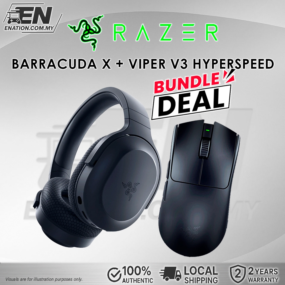 [Bundle] RAZER Barracuda X 2022 Wireless Gaming + RAZER Viper V3 ...