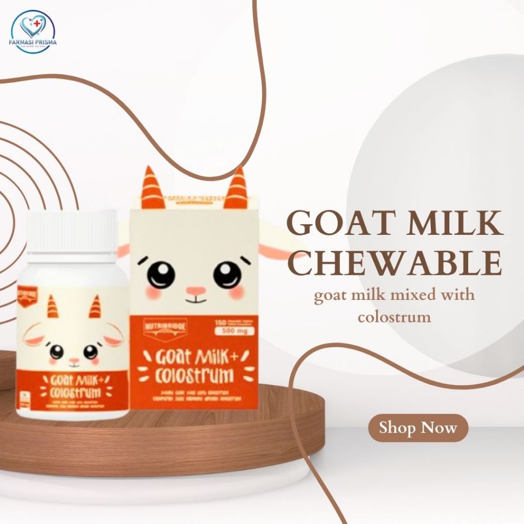 GOAT MILK + COLOSTRUM CHEWABLE TAB 150'S (1 BOX) | Shopee Malaysia