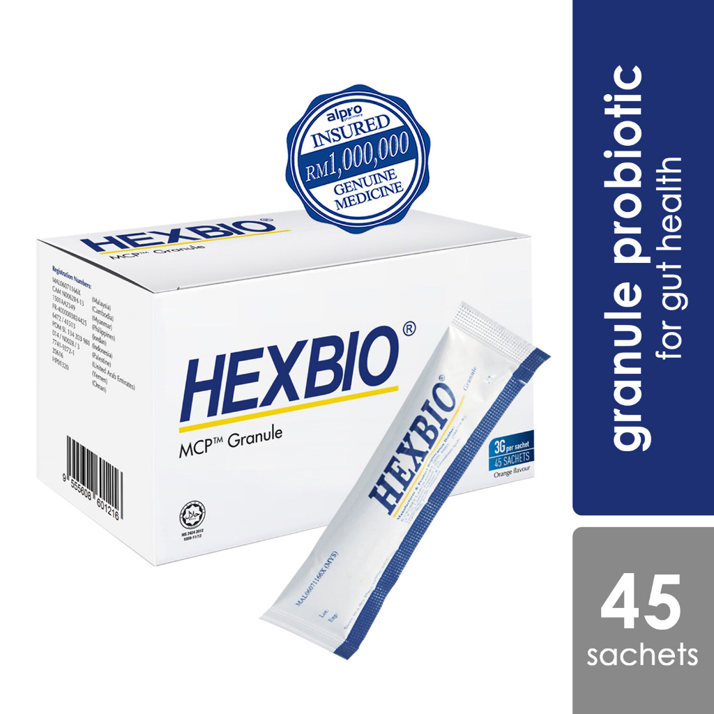 Hexbio Mcp Granule 30 Billion 3G X 45 Sachets | Shopee Malaysia