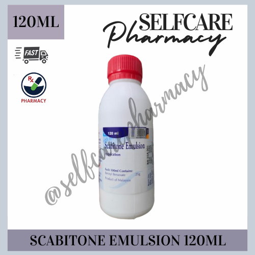 SCABITONE EMULSION 120ML (BENZYL BENZOATE 25G) | Shopee Malaysia
