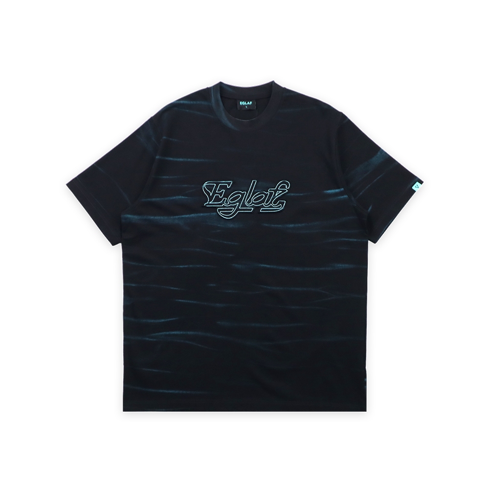 Eglaf MV Dye Fabric Stitch Tee (Black) | Shopee Malaysia