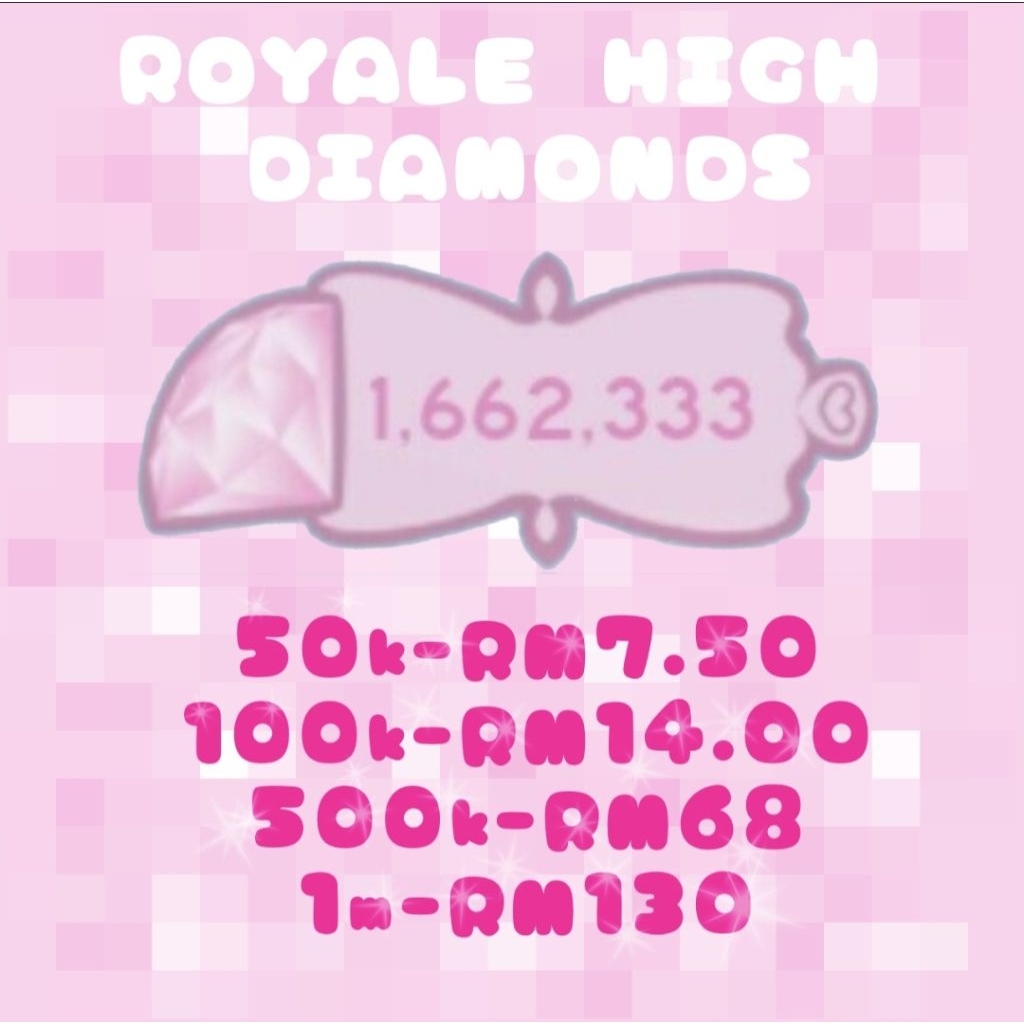 [Royale High][Roblox] 💎Cheap Diamonds💎 | Shopee Malaysia