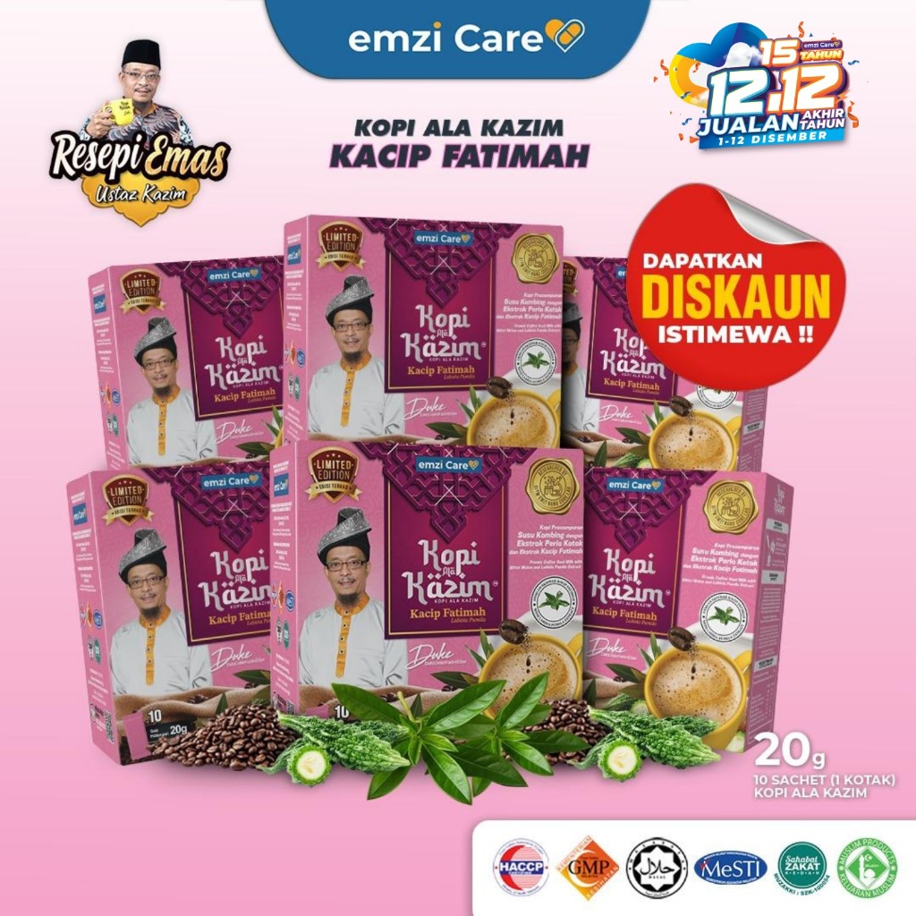 New Kopi Ala Kazim Original dari Emzi Care HQ Resepi Emas Ustaz Kazim ...