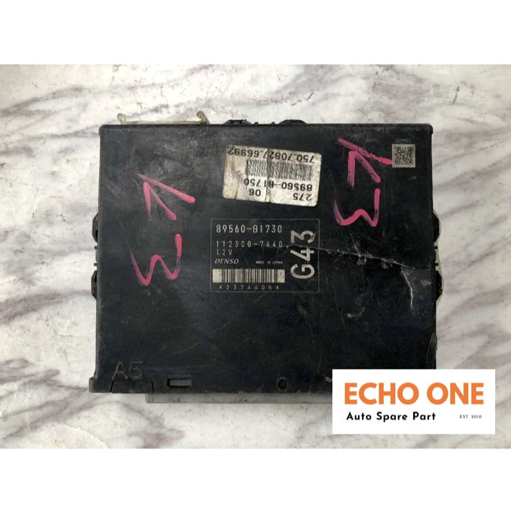 TOYOTA PASSO QNC10 Engine Control Unit ECU K3-VE G43 89560-B1730 Used ...