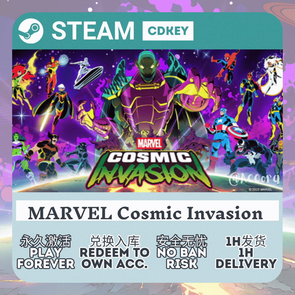 [Steam PC CD Key] MARVEL Cosmic Invasion 漫威宇宙入侵 不可联机 No Online Co-op ...