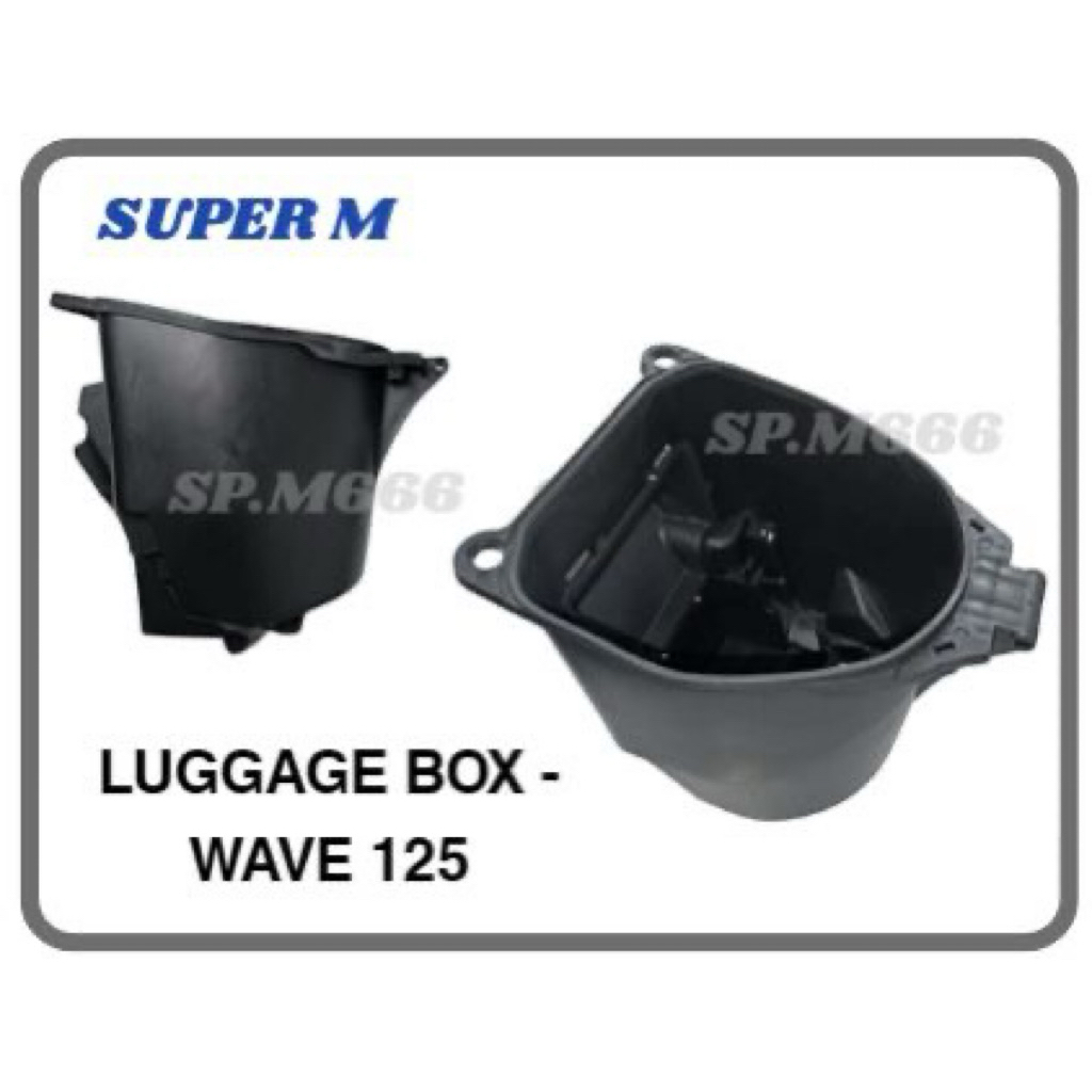 HONDA WAVE 125 WAVE125 WAVE125S W125 W125S LUGGAGE BOX KOTAK SIMPAN ...