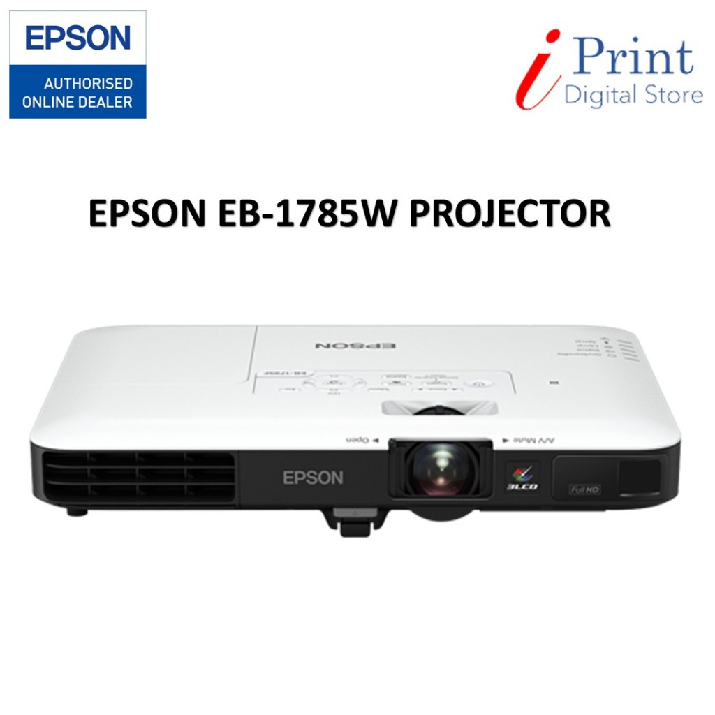 EPSON EB-1785W 3200 Lumen Wireless WXGA 3LCD Slim Projector | Shopee ...