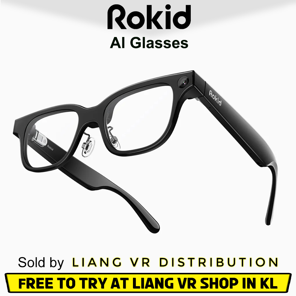 Rokid Ultra-Light AR Smart Glasses with AI, Camera, Speaker, Mic ...