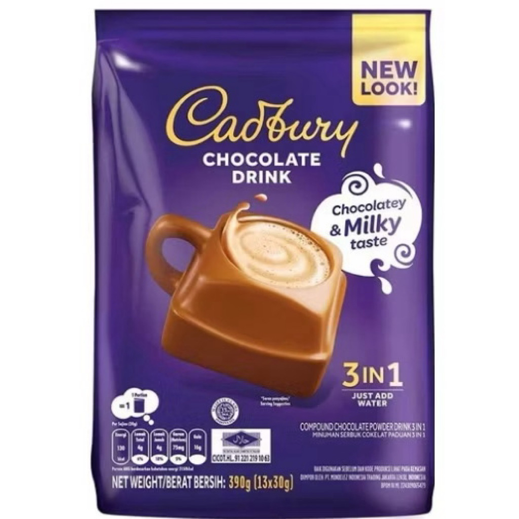 Cadbury Hot Chocolate 3 in 1 [ 13s x 30g ] | Shopee Malaysia