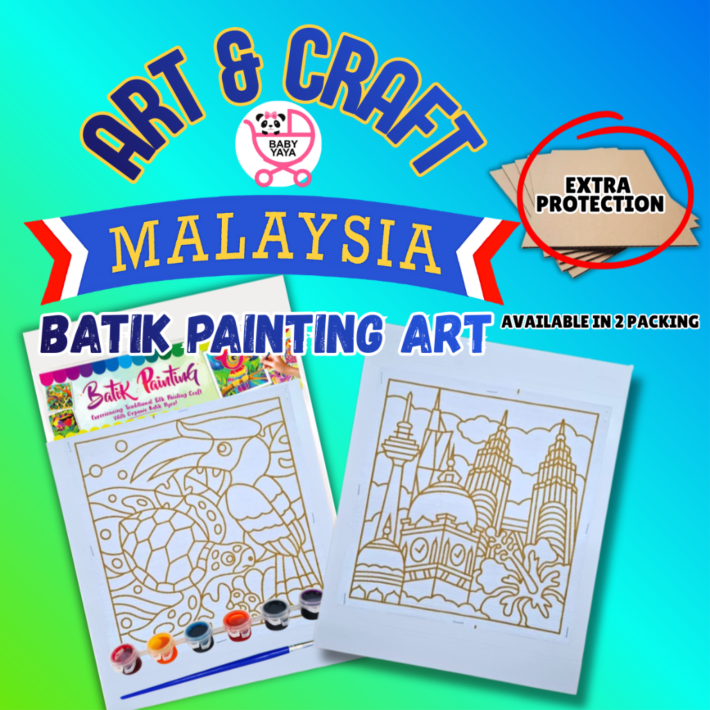 【BABYYAYA】 Batik Painting for Kids – Merdeka Edition with Malaysian ...