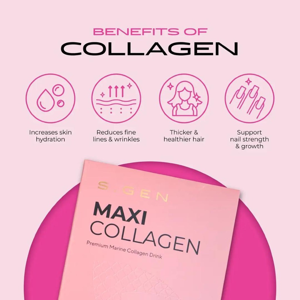 S.Gen Maxi Marine Collagen Beauty Supplement (15 sachets) - HALAL Anti ...