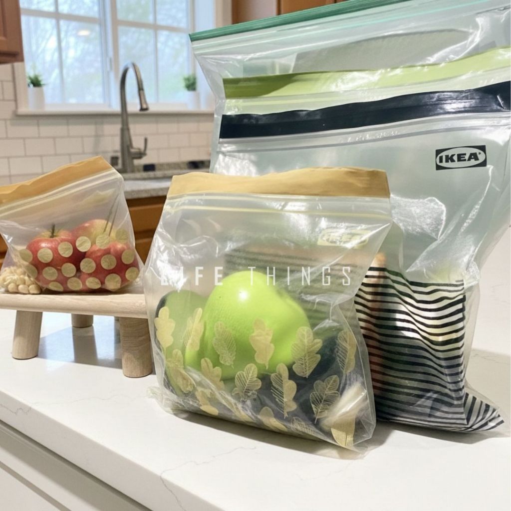ISTAD Thick Double Ikea Zipper bag, Resealable bag, Zip-seal bag, Boleh ...