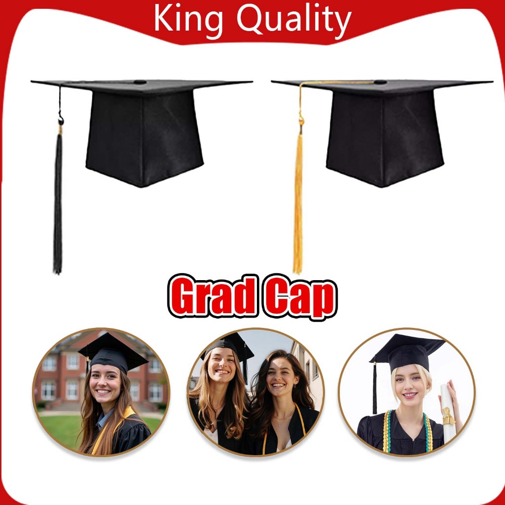 Graduation Mortarboard Hat Academic/Doctoral Hat Adult Top Hat/High ...