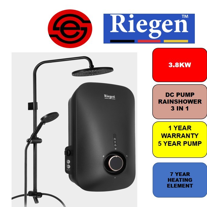 KLANG VALLEY NORMAL INSTALLATION Riegen Water Heater RWH-N141D-URCB ...