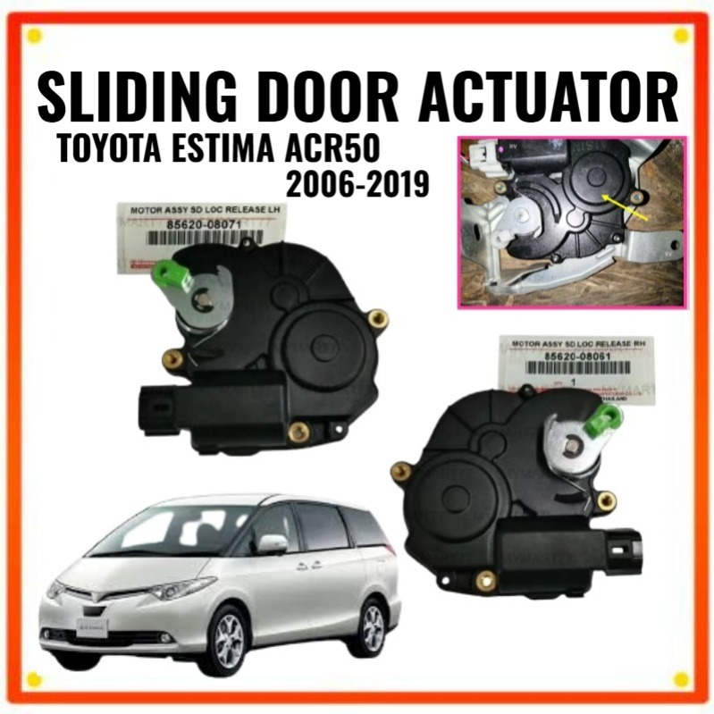 LOCK PINTU TEPI BELAKANG TOYOTA ESTIMA ACR50 TAHUN 2006 2008 2010 YEAR ...
