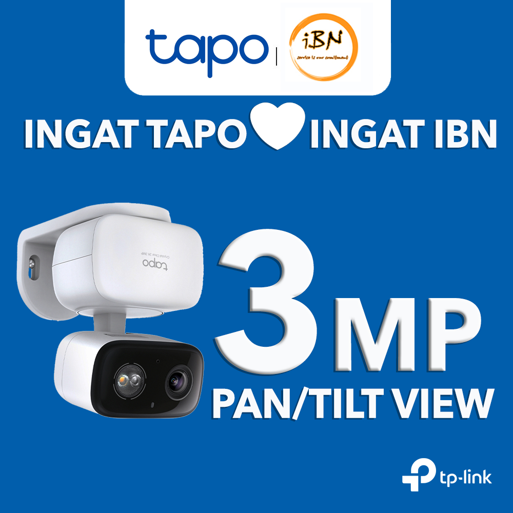 TP-Link Tapo C216 2K 3MP Pan/Tilt WiFi Security Camera Full-Color Night ...