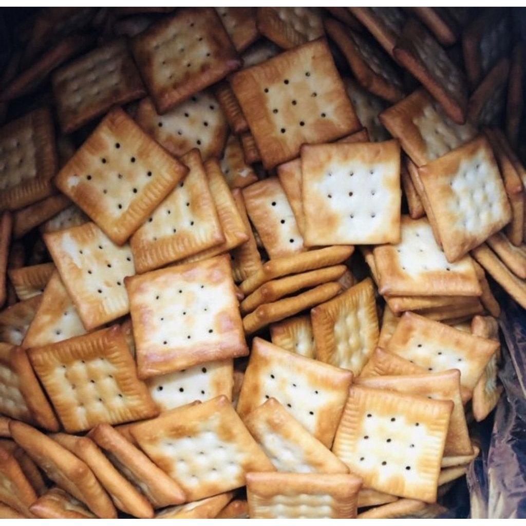 (BISKUT TIMBANG) Mini Cream Cracker / Biskut Tawar kecil 200g~500g ...